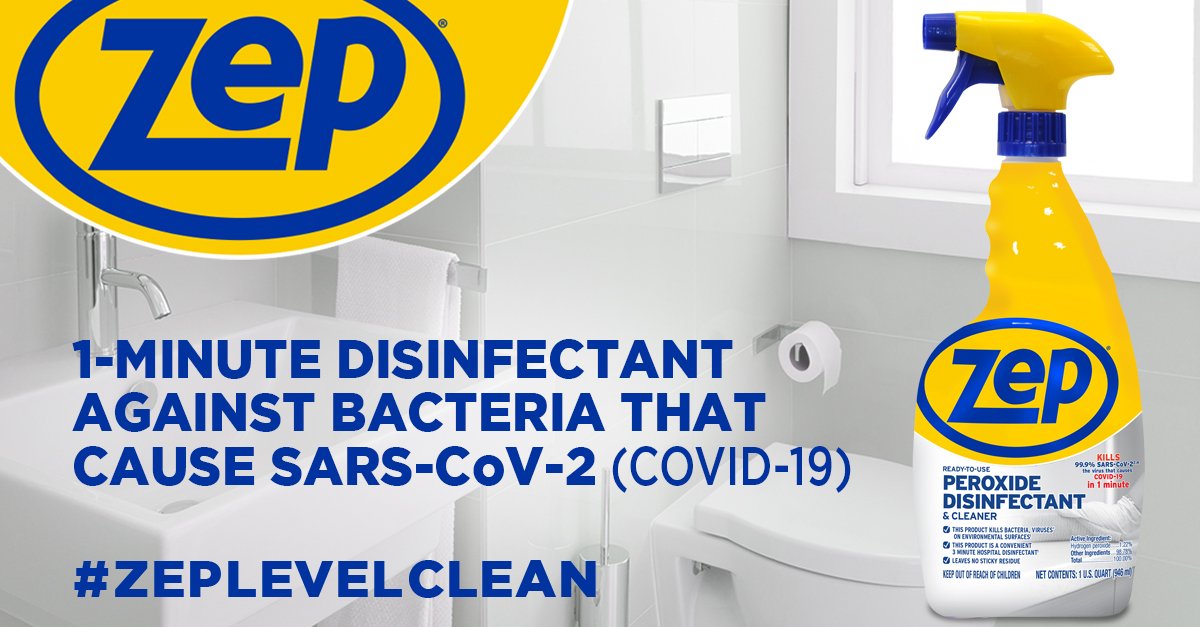 Zep Introduces Ready-to-Use Peroxide Disinfectant and Cleaner for Hosp ...