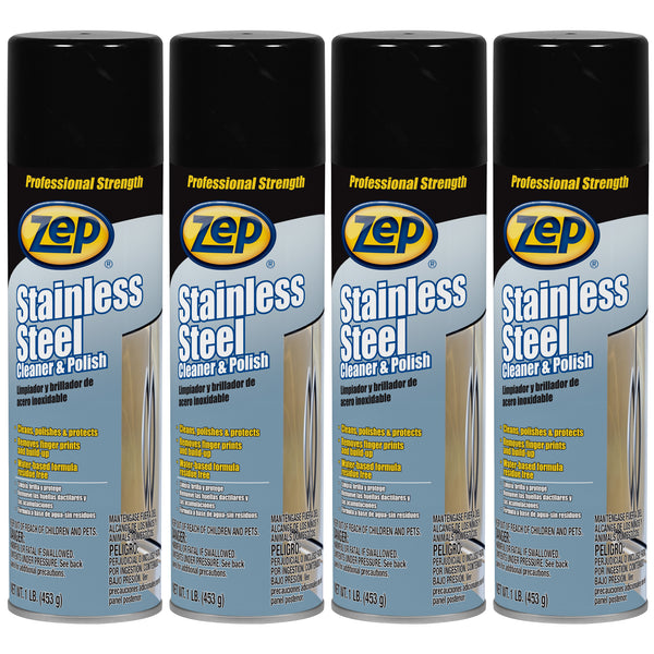 Stainless Steel Cleaner and Polish Spray - 18 Ounce – Zep Inc.