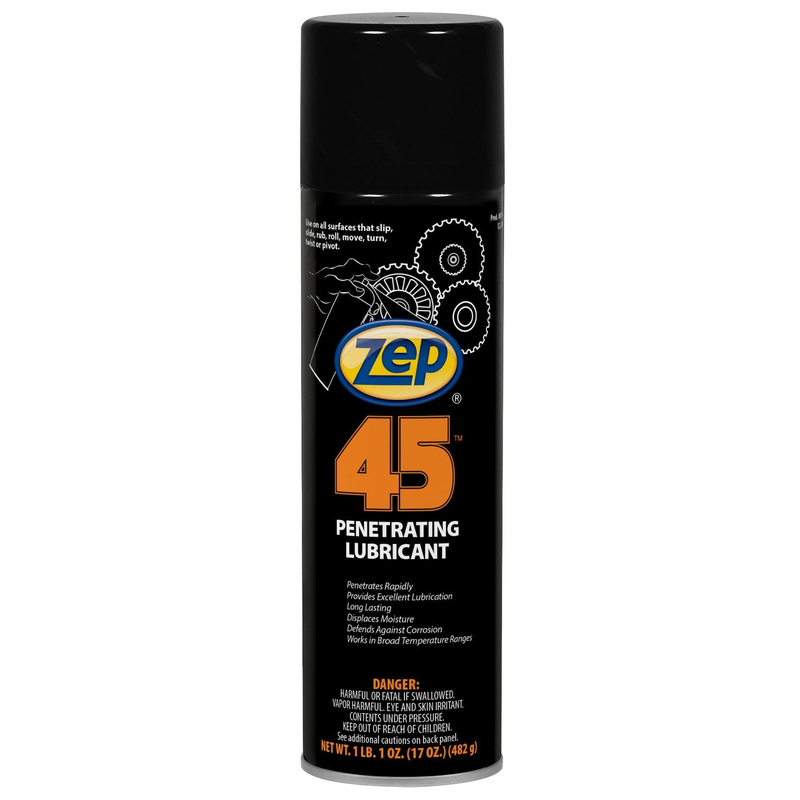 Zep 45 Penetrating Lubricant – Reduces Friction - 17 oz – Zep Inc.