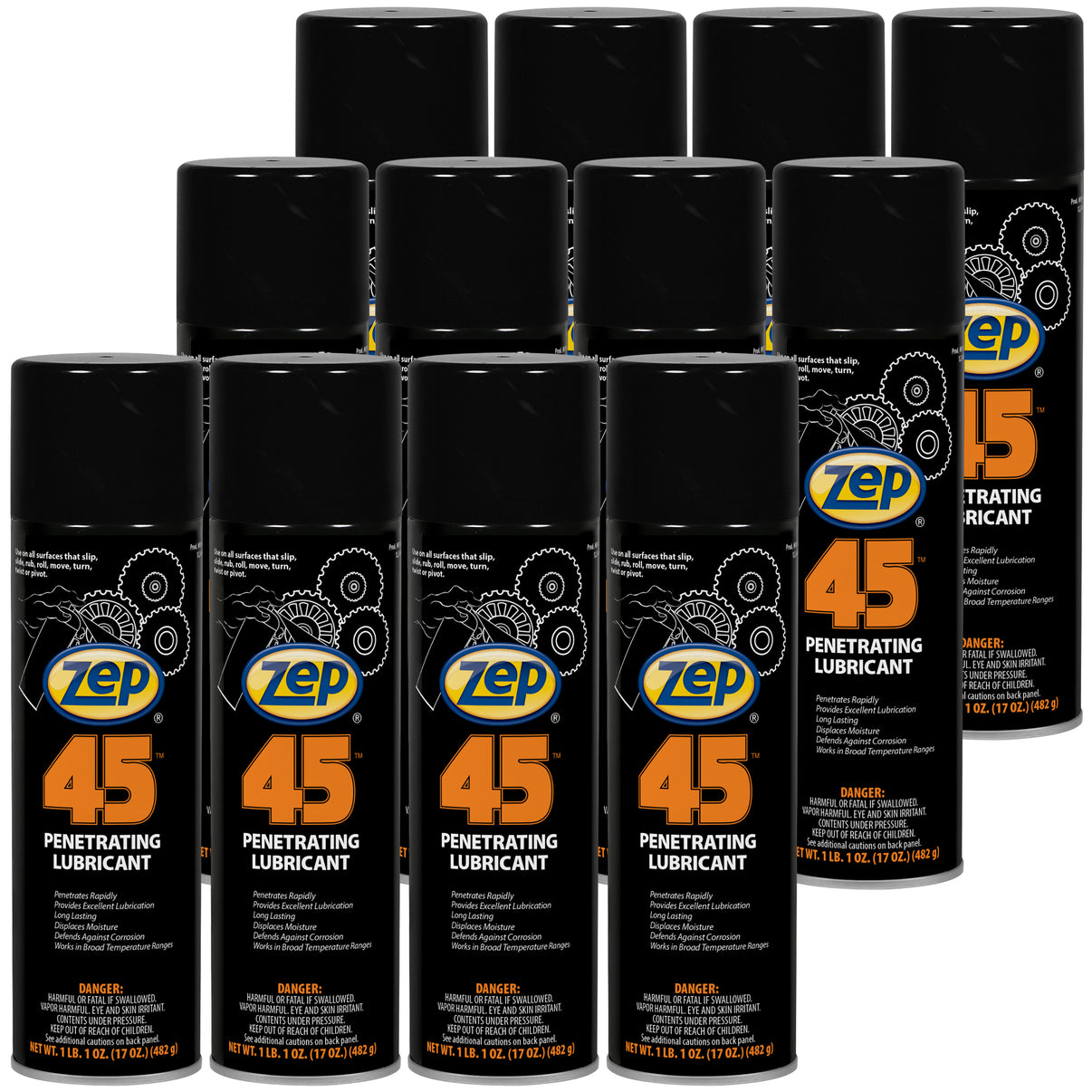 Zep 45 Penetrating Lubricant – Reduces Friction - 17 oz – Zep Inc.