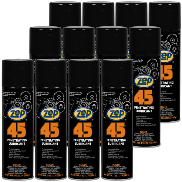 Zep 45 Penetrating Lubricant – Reduces Friction - 17 oz – Zep Inc.