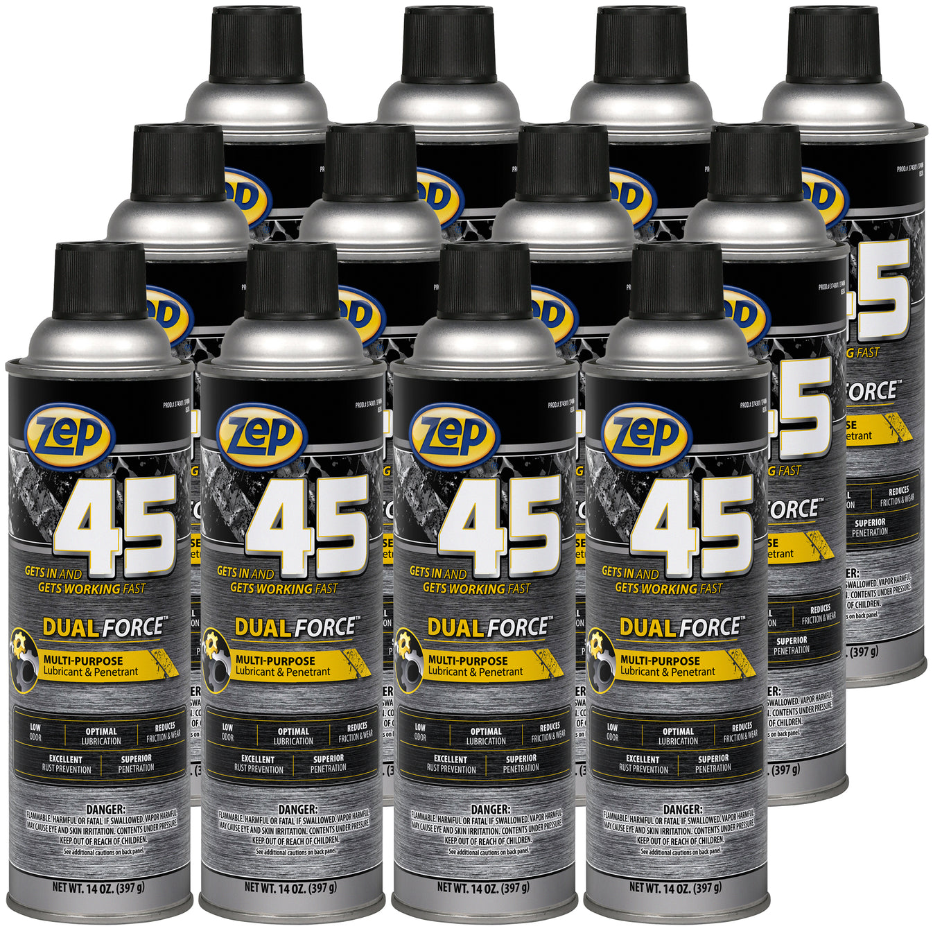 Zep 45 Dual Force Lubricant and Penetrant – Reduces Friction and Wear ...