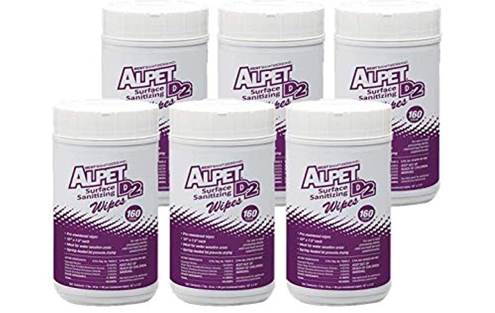 Alpet D2 Surface Sanitizing Wipes, Pre-Moistened – Zep Inc.