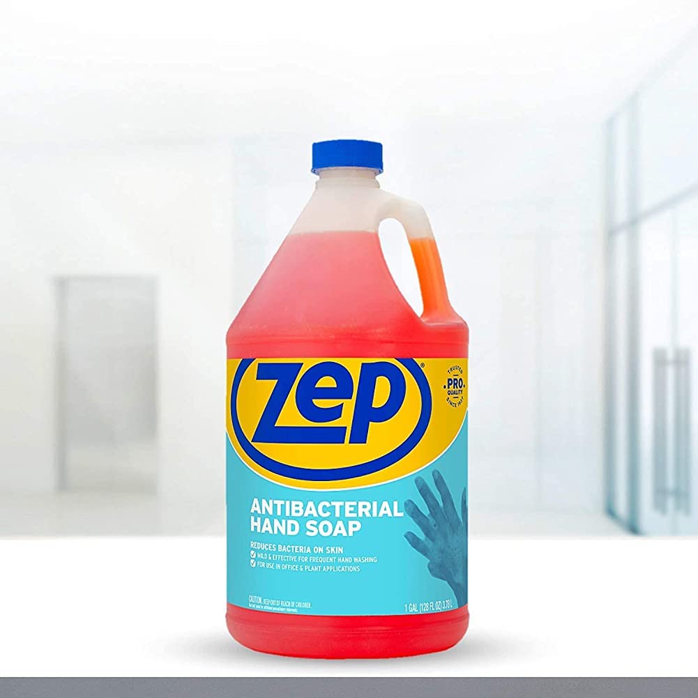 Zep Antibacterial Hand Soap Refill – Kills 99.9% of Bacteria – 1 Gallo ...