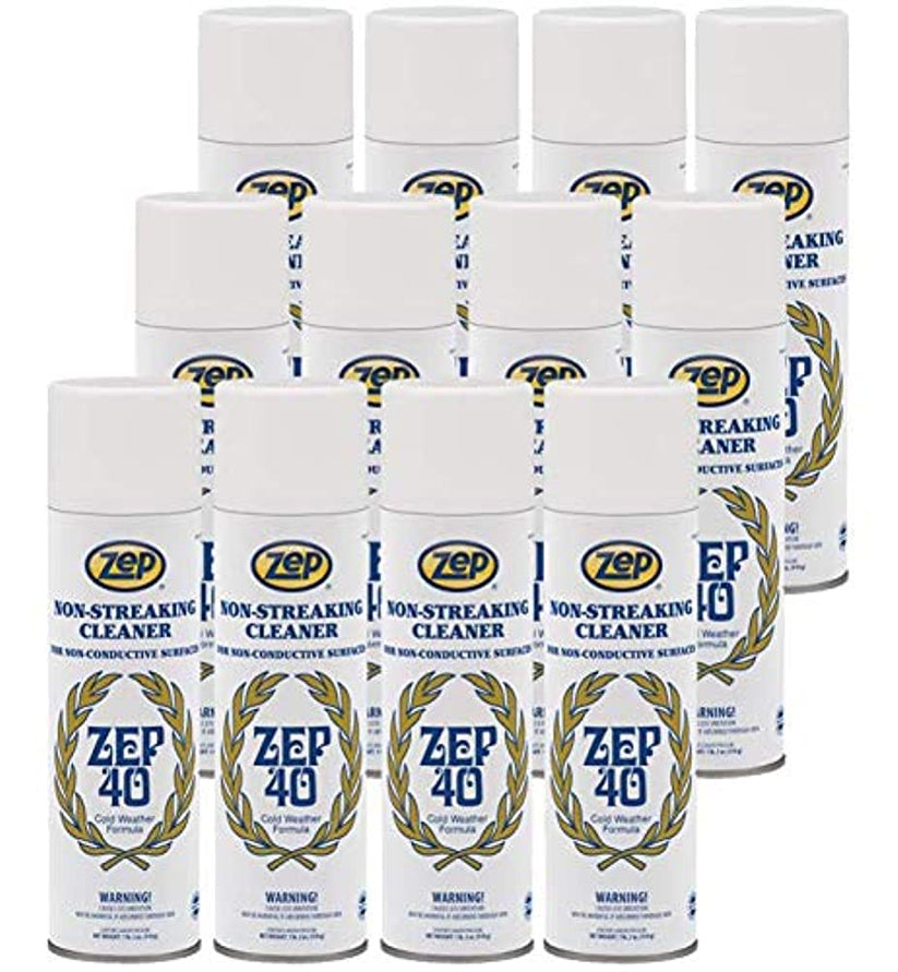 Zep 40 Non-Streaking Cleaner – For Non-Conductive Surfaces – 18 oz ...