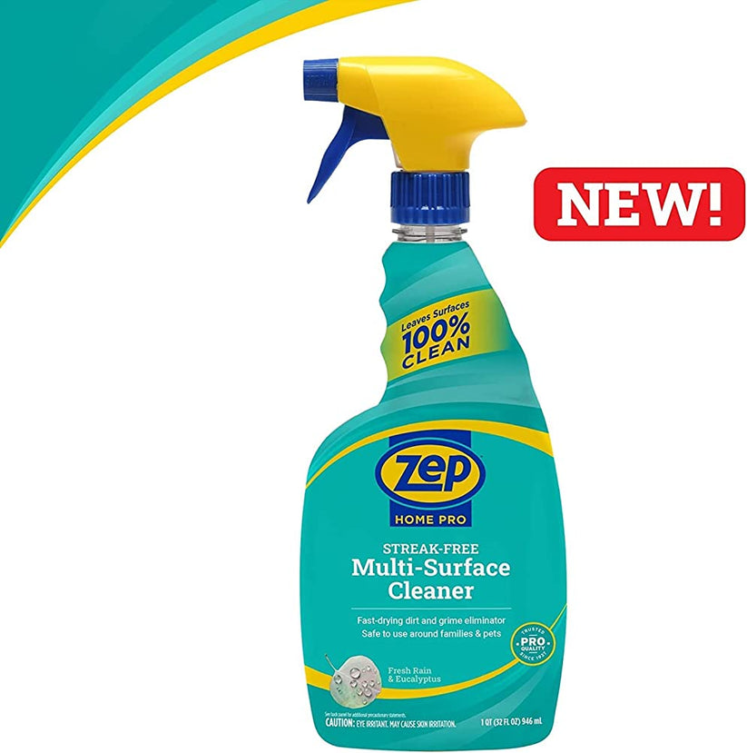 Zep Home Pro Streak-Free Multi-Surface Cleaner - Eliminates Dirt & Gri ...