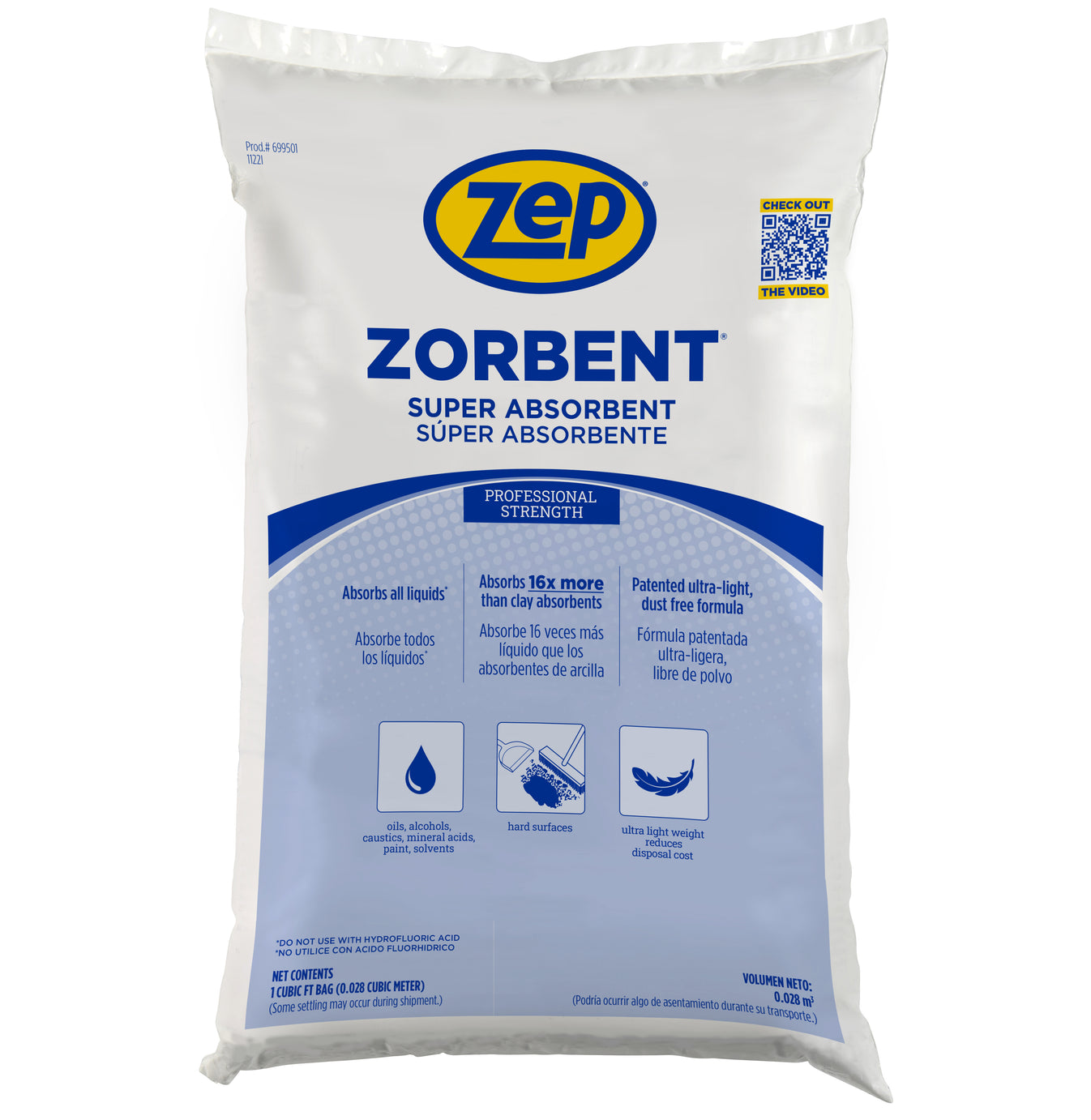 Zorbent Super Absorber - 16x more effective – Zep Inc.