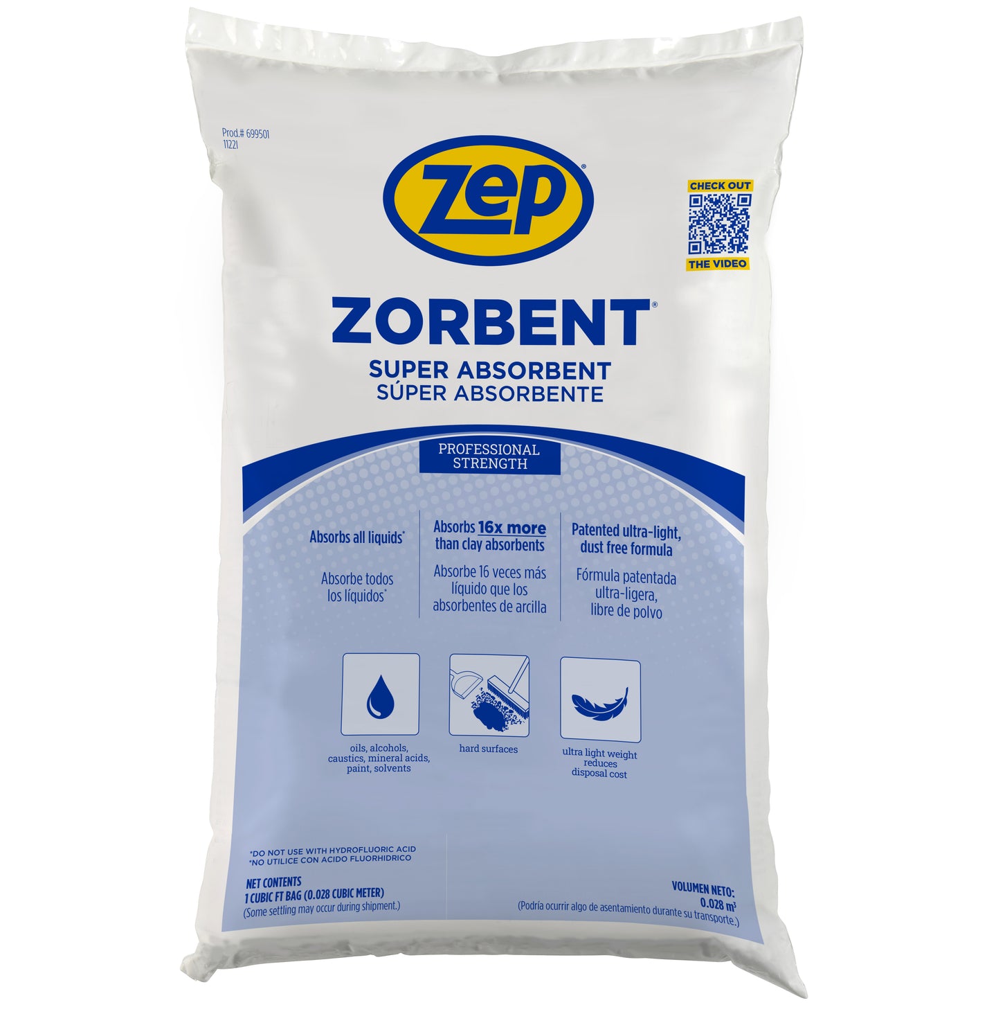 Zorbent Super Absorber - 16x more effective – Zep Inc.