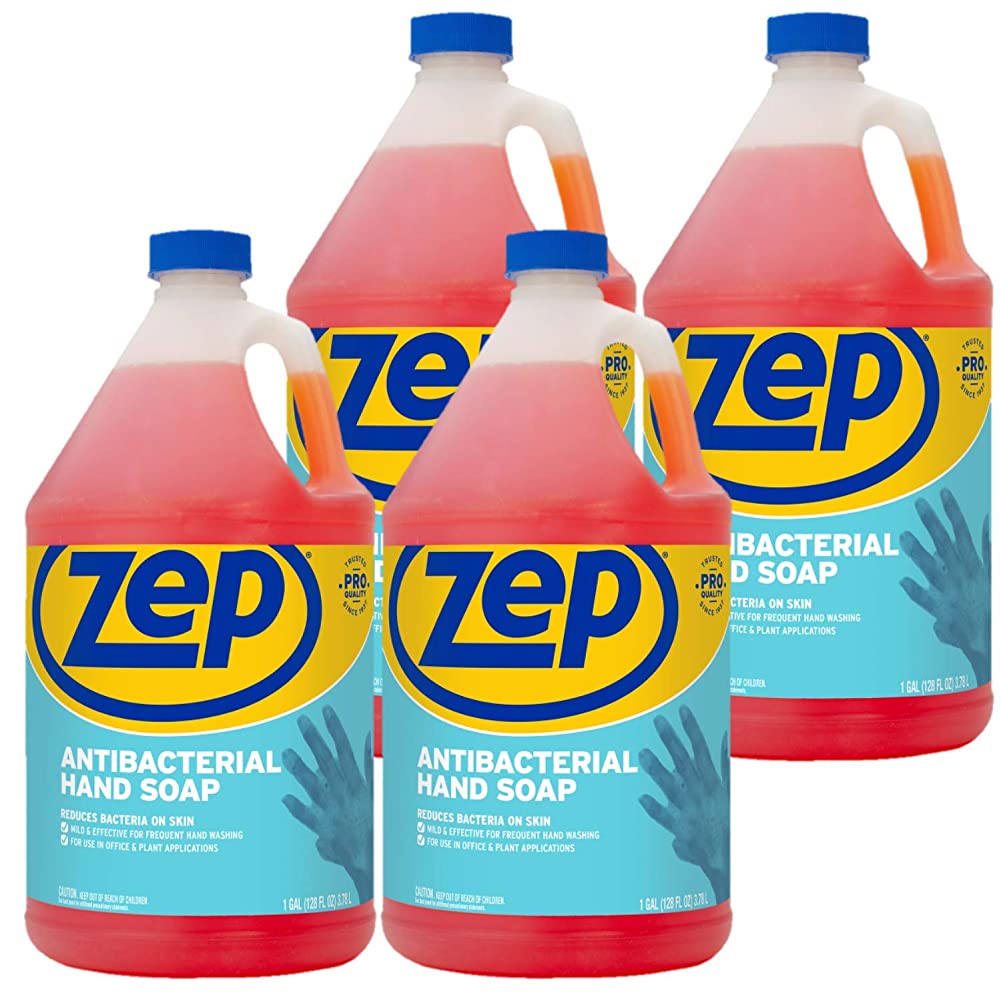 Zep Antibacterial Hand Soap Refill – Kills 99.9% of Bacteria – 1 Gallo ...