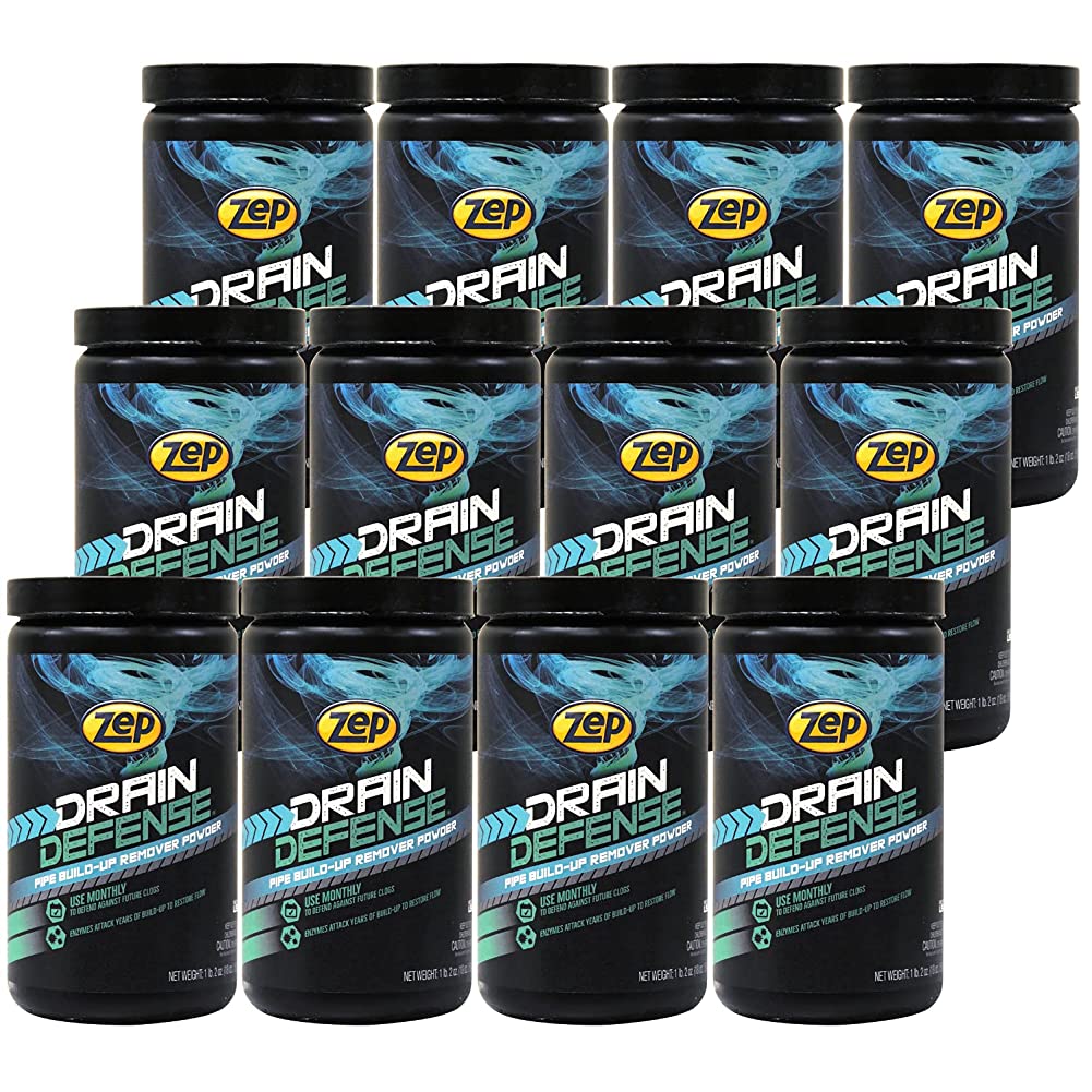 Drain Defense Enzymatic Drain Cleaner Powder - 18 oz. – Zep Inc.