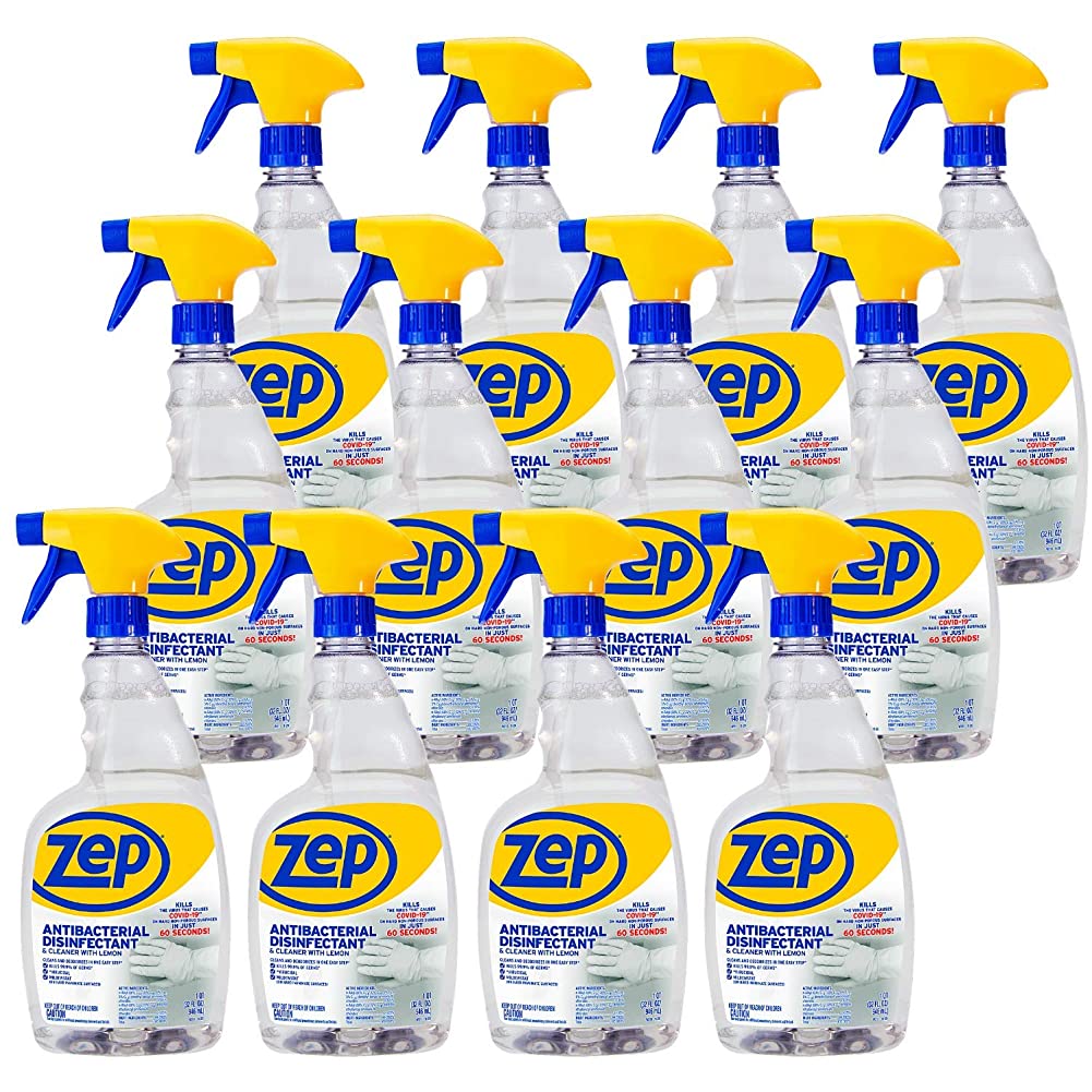 Antibacterial Disinfectant Cleaner with Lemon - 32 oz. – Zep Inc.