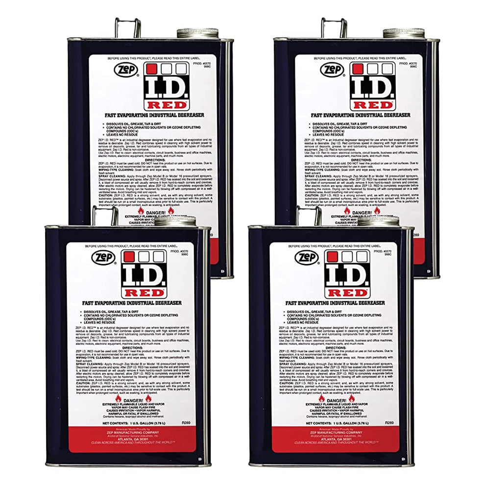 Zep I.D Red Fast Evaporating Industrial Degreaser - Removes Oil, Greas ...