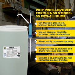 Zep Formula 50 Heavy-Duty Cleaner & Degreaser Concentrate – Industrial ...