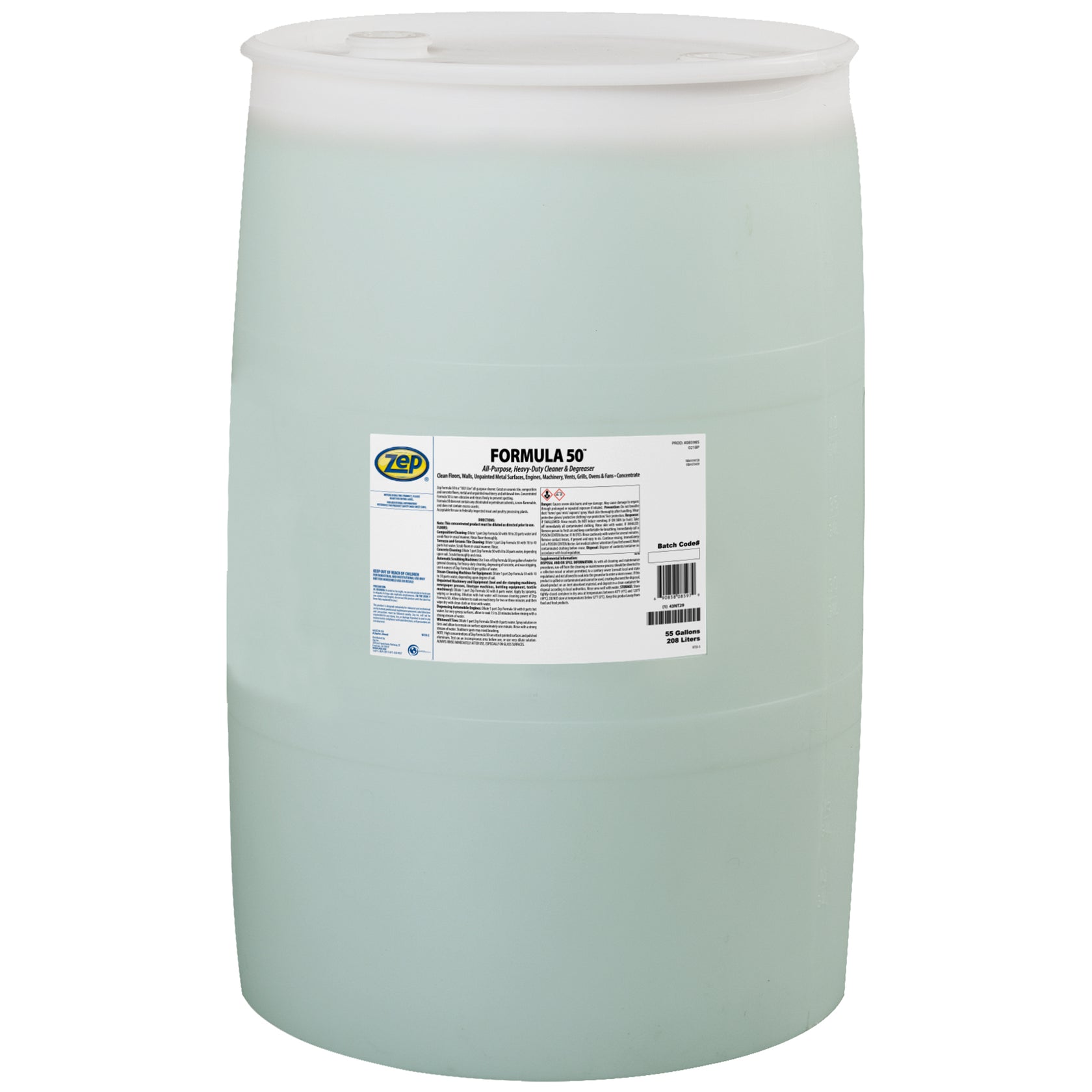Zep Formula 50 Heavy-Duty Cleaner & Degreaser Concentrate – Industrial ...
