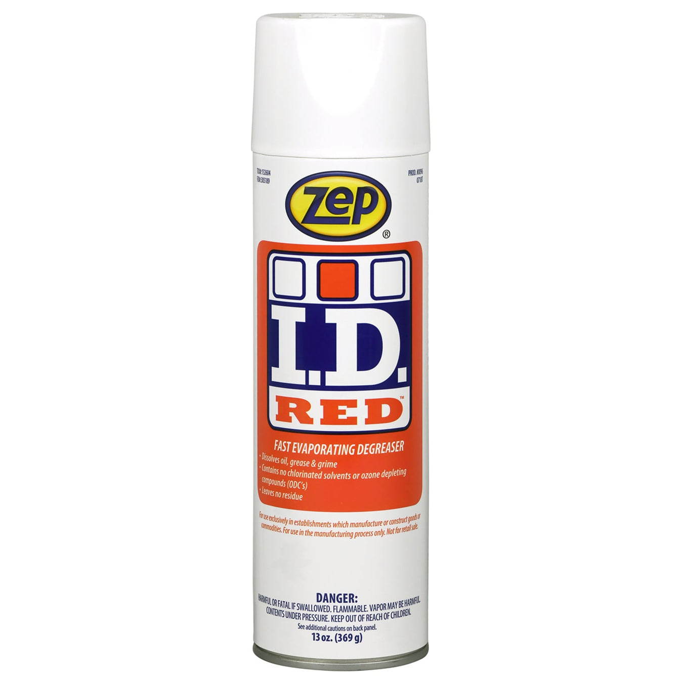 Zep I.D. Red Fast Evaporating Industrial Degreaser – Dissolve Oil, Gre ...
