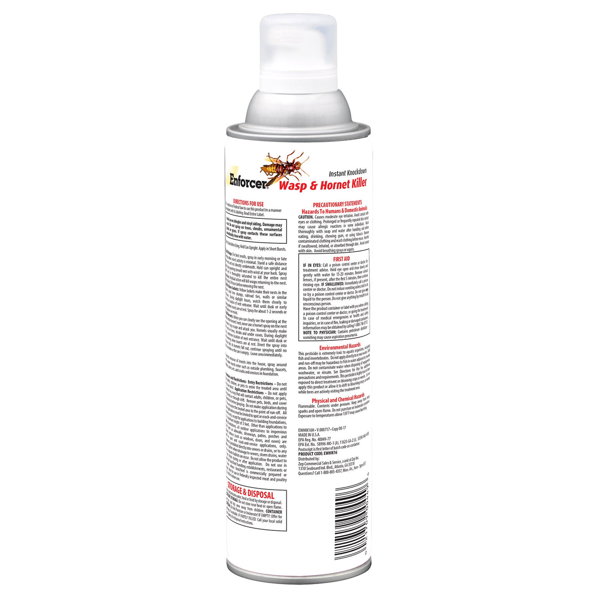 Enforcer Instant Knockdown Wasp and Hornet Killer Spray - 16 oz. – Zep Inc.