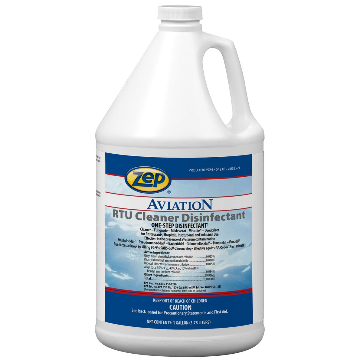 Aviation RTU Cleaner & Disinfectant - 1 Gallon – Zep Inc.