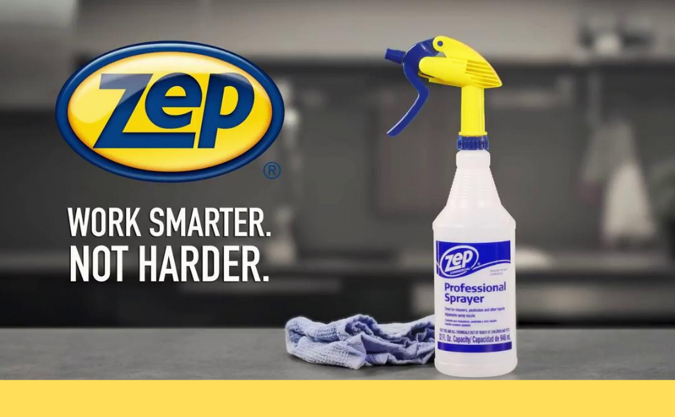 Zep Professional Sprayer – Fine Mist up to a 30-Foot Stream - 32 oz ...