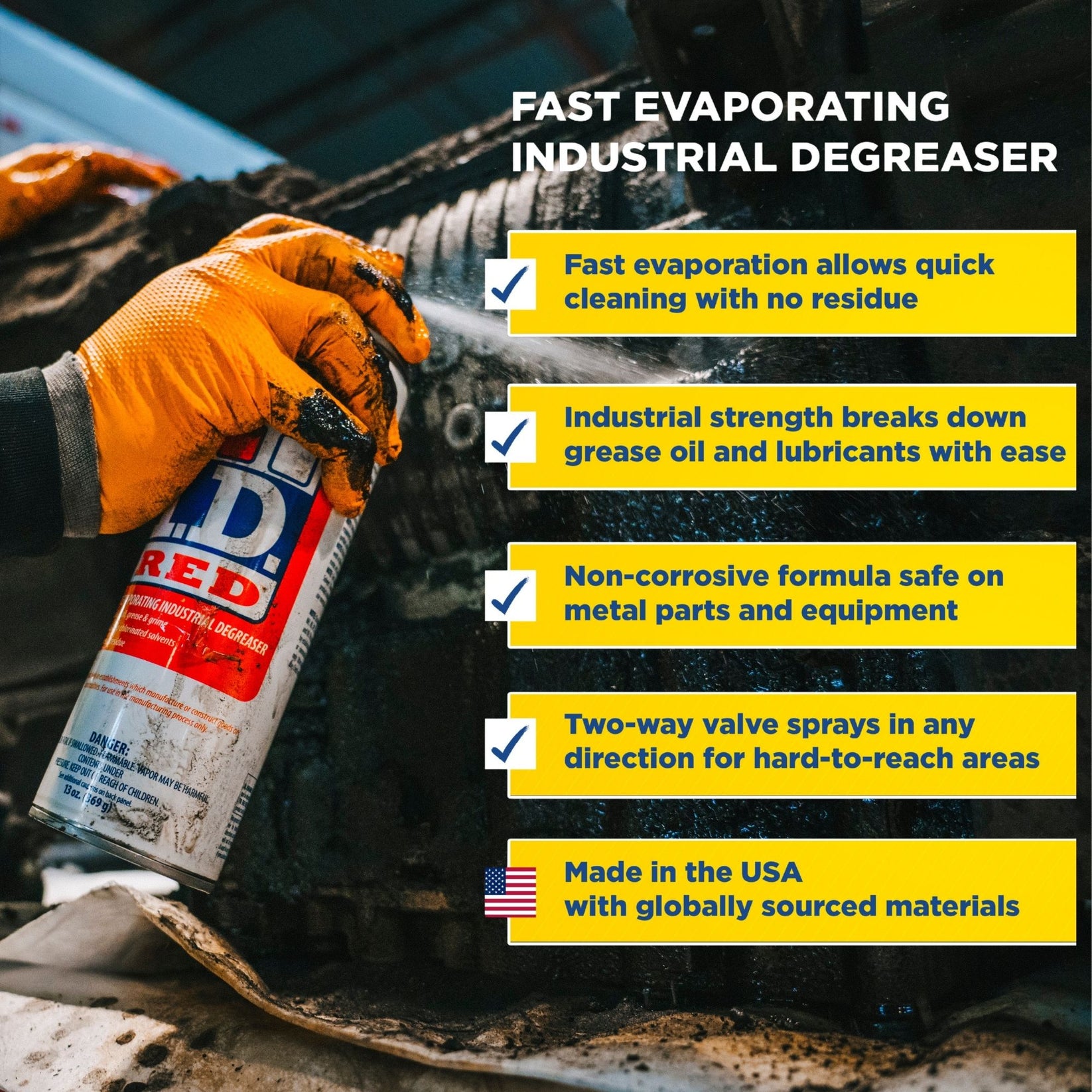 Zep I.D. Red Fast Evaporating Industrial Degreaser - 13 oz – Zep Inc.