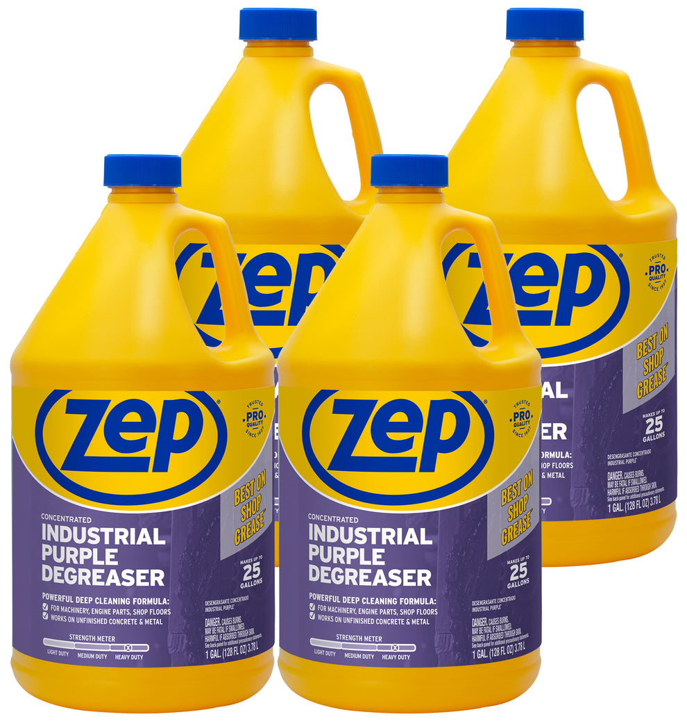 Zep Industrial Purple Cleaner and Degreaser – Engine Degreaser – 1 Gal ...