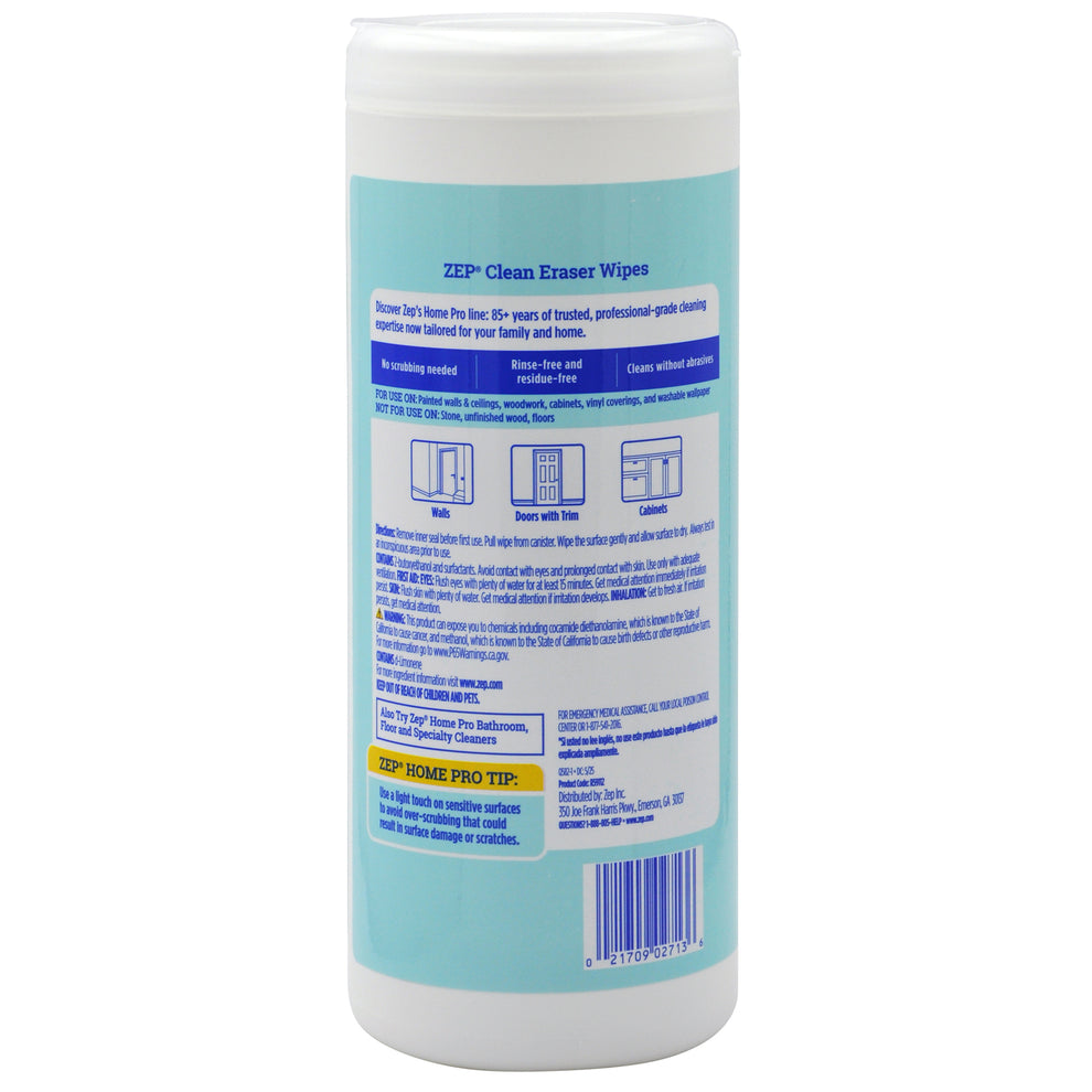Zep Home Pro Clean Eraser Wipes 50 ct. – Zep Inc.