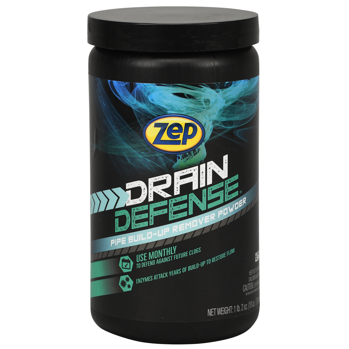Drain Defense Enzymatic Drain Cleaner Powder - 18 oz. – Zep Inc.