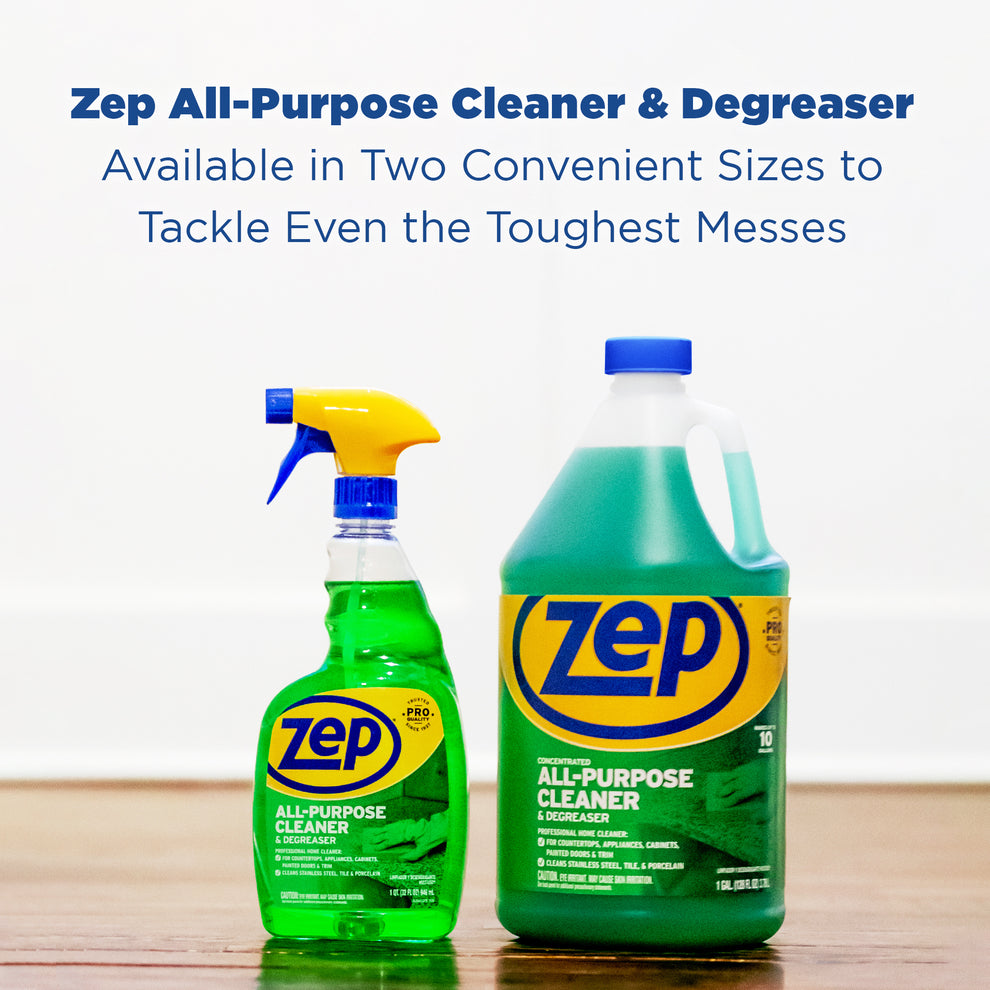 Zep All-Purpose Cleaner & Degreaser – Multi Use Multi Surface Solution ...