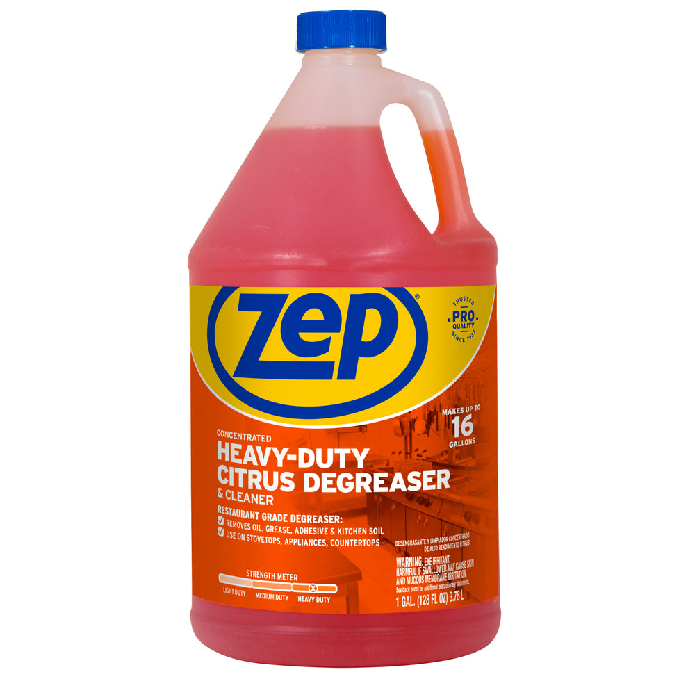 Zep Heavy-Duty Citrus Degreaser and Cleaner – Removes Grease and Grime ...