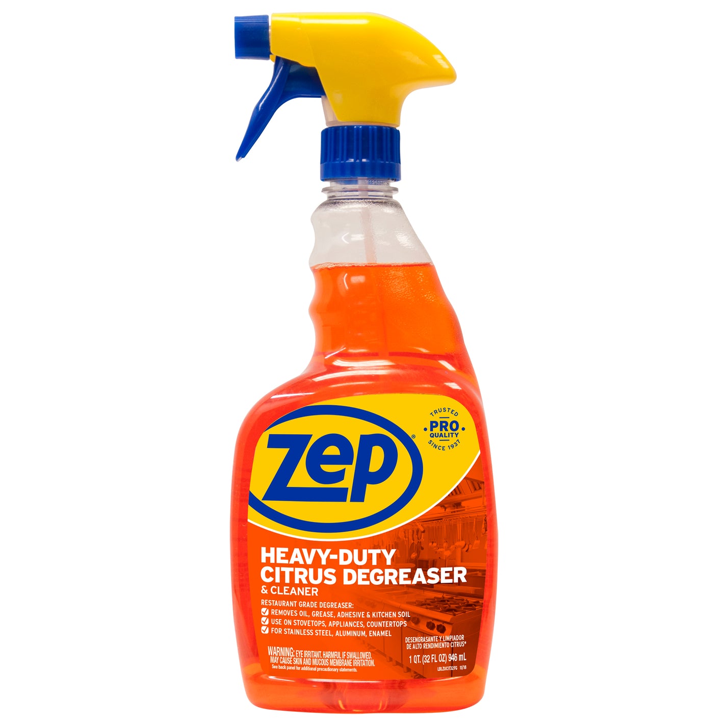 Zep Heavy-Duty Citrus Degreaser and Cleaner – Removes Grease and Grime ...