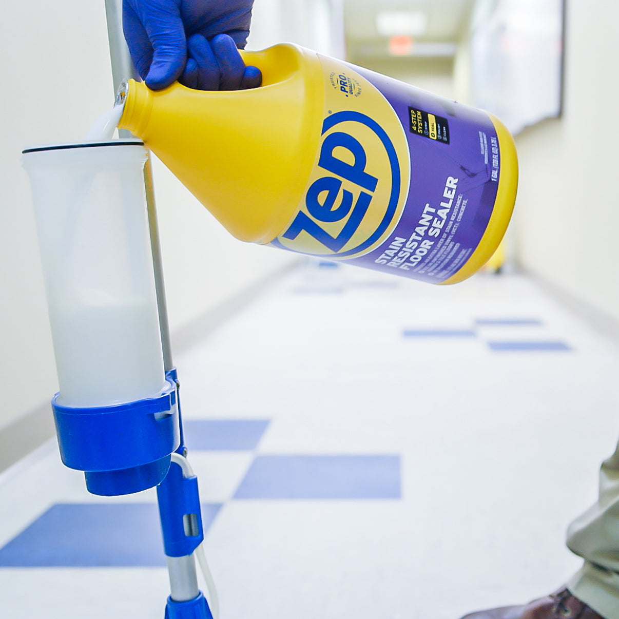 Zep Stain Resistant Floor Sealer – Protects Vinyl and Concrete Floors ...