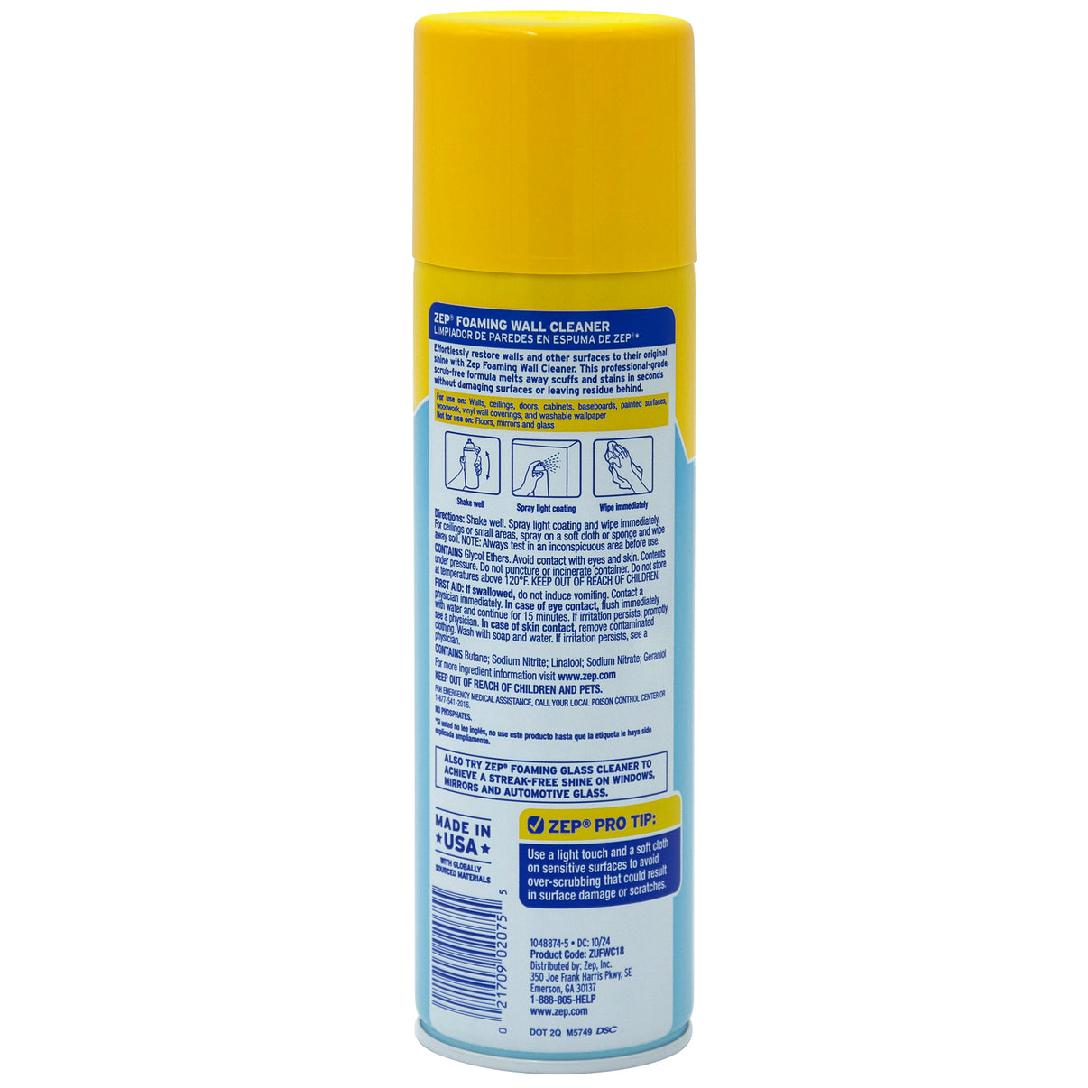 Zep Foaming Wall Cleaner - 18 oz – Zep Inc.