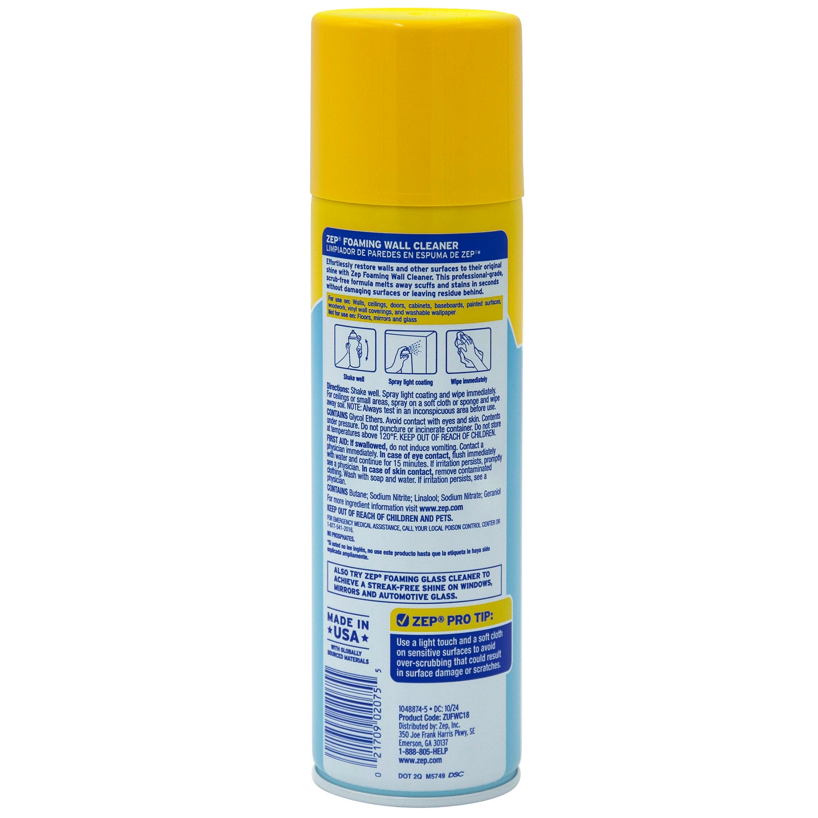 Zep Foaming Wall Cleaner - 18 oz – Zep Inc.