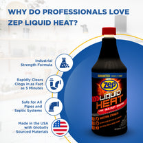 Liquid Heat Drain Opener - 32 Fl. Oz. – Zep Inc.