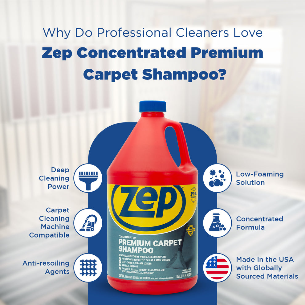 Zep Premium Carpet Shampoo Concentrate - 1 Gallon – Zep Inc.