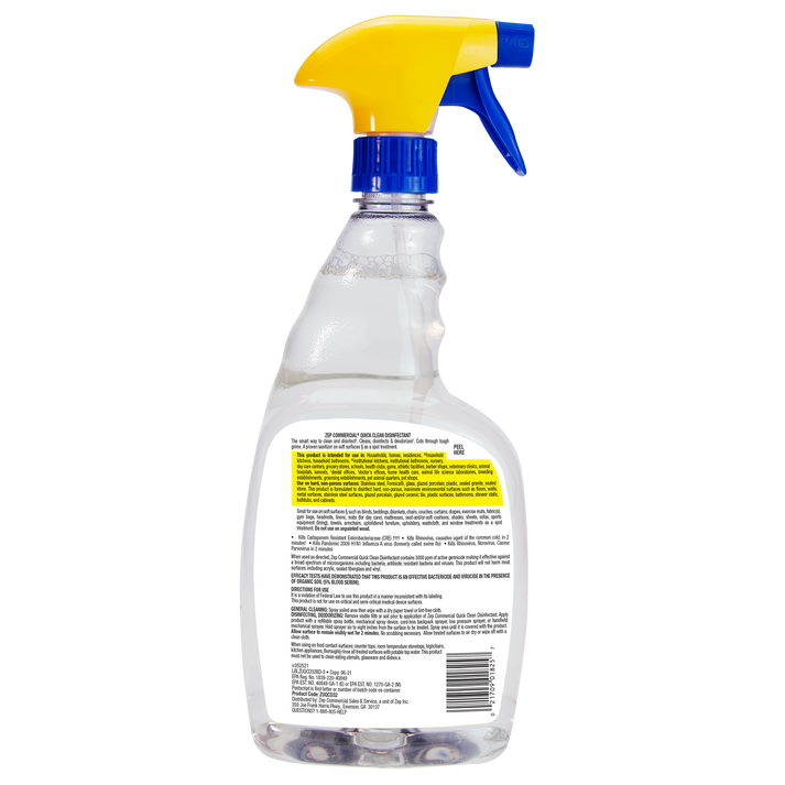 Quick Clean Disinfectant Cleaner - 32 oz. – Zep Inc.